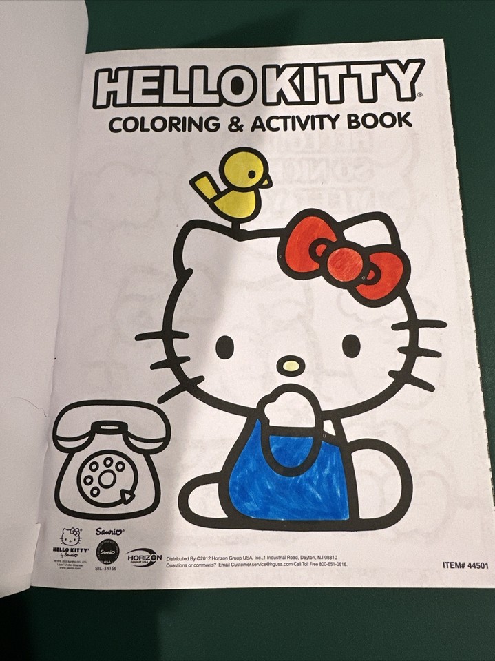 Hello Kitty Jumbo Coloring and Activity Book - Including Stickers! | eBay