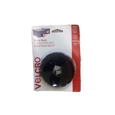 Velcro Brand Sticky Back Hook & Loop Circles, 5ft X 3/4in No 90089 ...