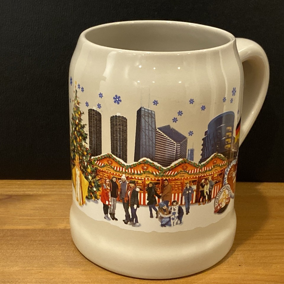 Chicago Christkindlmarket Beer Stein Large Mug Nutcracker Christkind | eBay