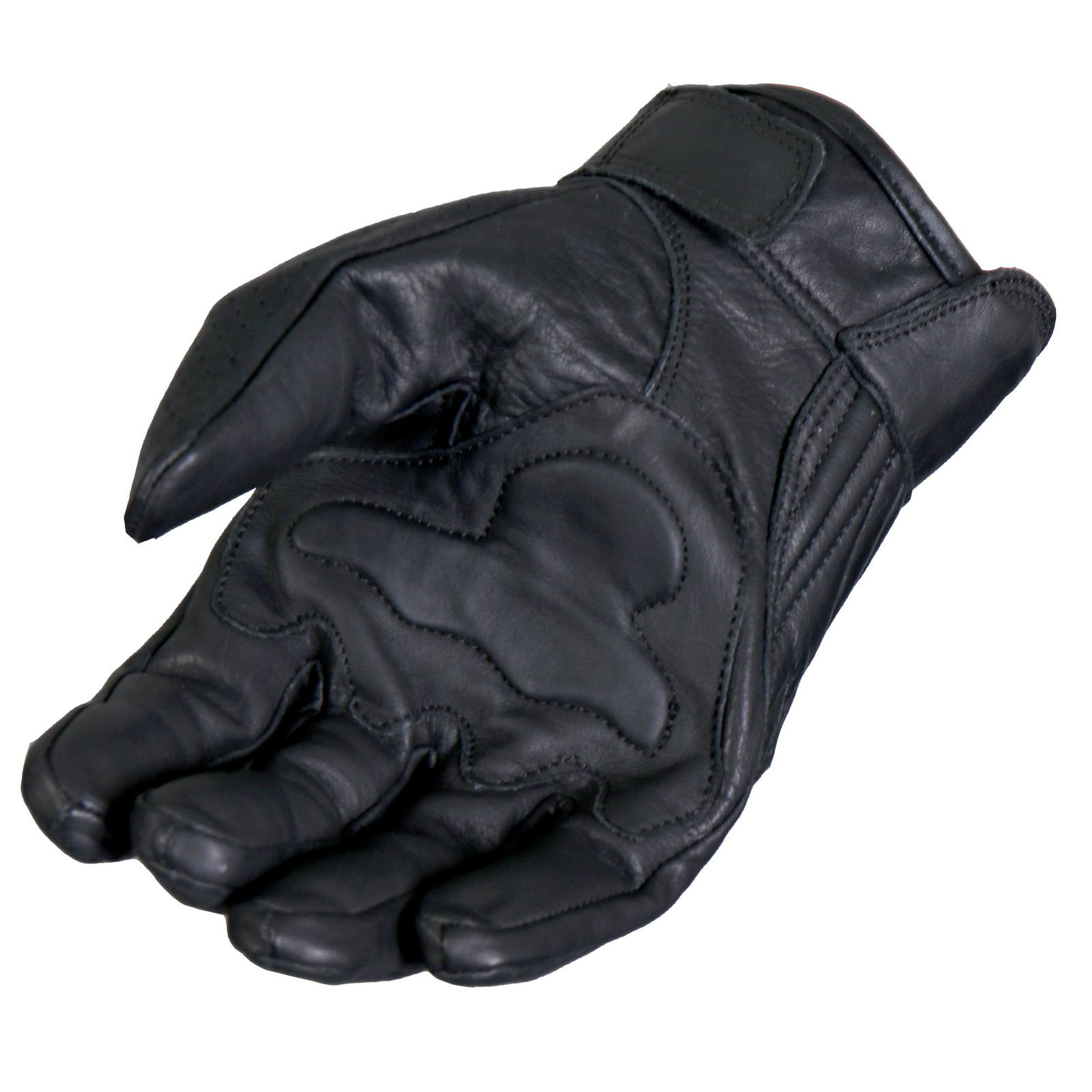 Hot Leathers GVM1023 Naked Leather Vented Knuckle Guard Gloves | eBay