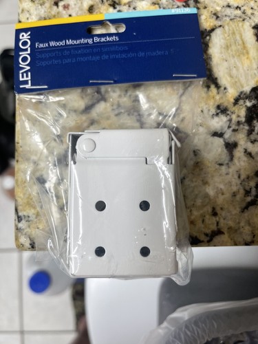 Levolor or universal mounting brackets for 2 inch faux wood blinds | eBay