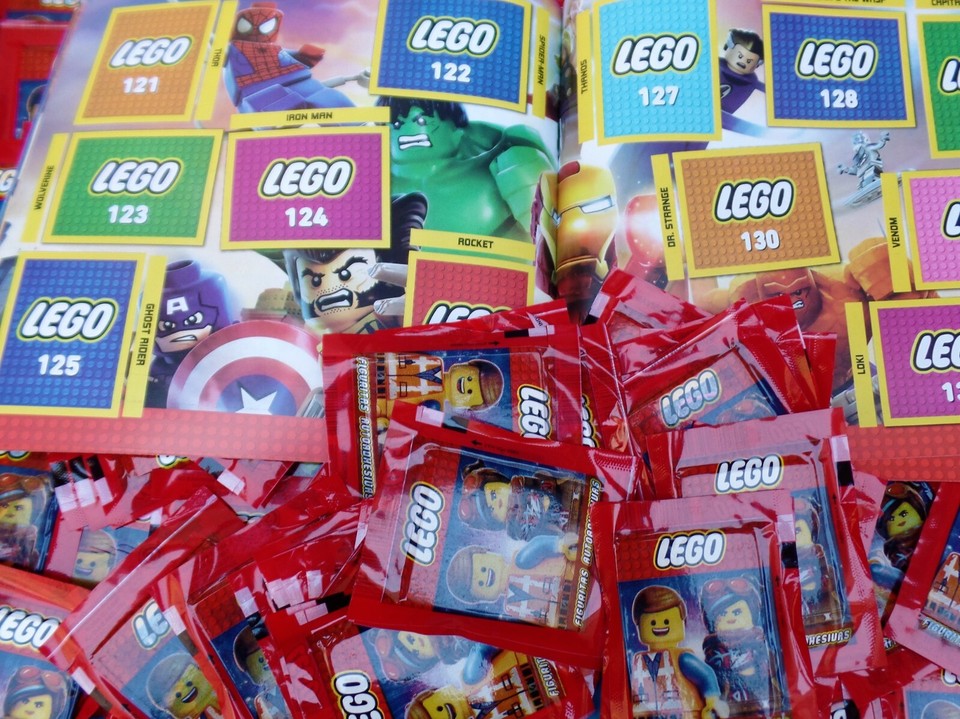 Lego All The characters in his movies 90 envelopes (450 .Cards) Plus ...