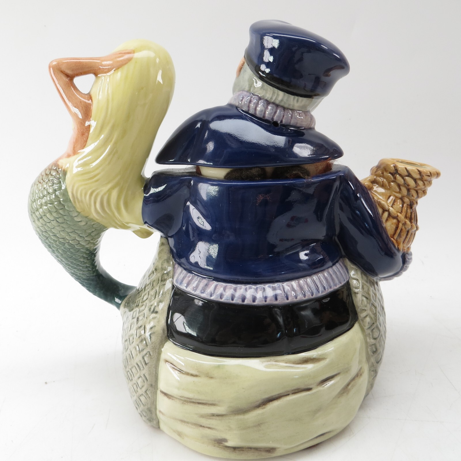 ROYAL DOULTON TEAPOT SEA CAPTAIN OLD SALT with MERMAID HANDLE D6818 | eBay