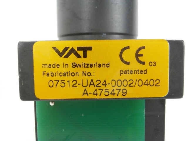 VAT 07512-ua24-0002 Slit Valve Copper CU Exposed Working for sale ...