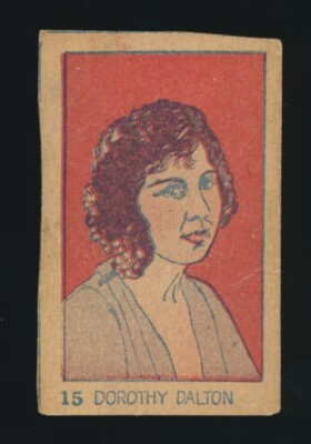 1926-27 W512 Actor Strip Cards #15 DOROTHY DALTON (Married Arthur ...