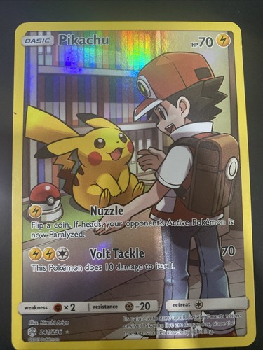 Pokémon TCG Pikachu Cosmic Eclipse 241/236 Holo Secret Rare | eBay