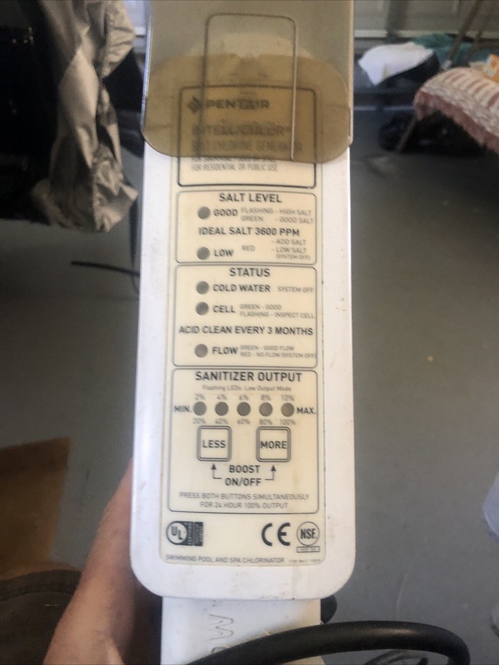 Pentair IntelliChlor IC40 Salt Chlorine Generator Cell UNTESTED | eBay