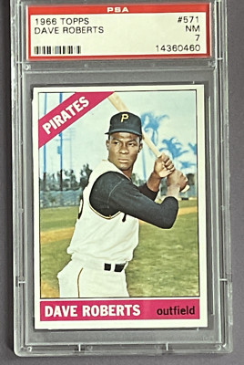 1966 TOPPS #571 DAVE ROBERTS Boston Red Sox PSA 7 NM | eBay
