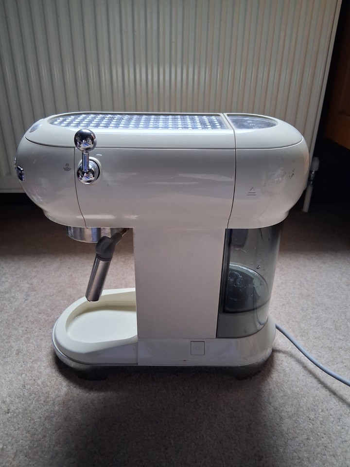 Smeg ECF01 Coffee Machine In White. | eBay UK