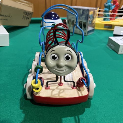 Vintage VERY RARE Thomas Train Tank Engine Roller Coaster Bead Wooden ...