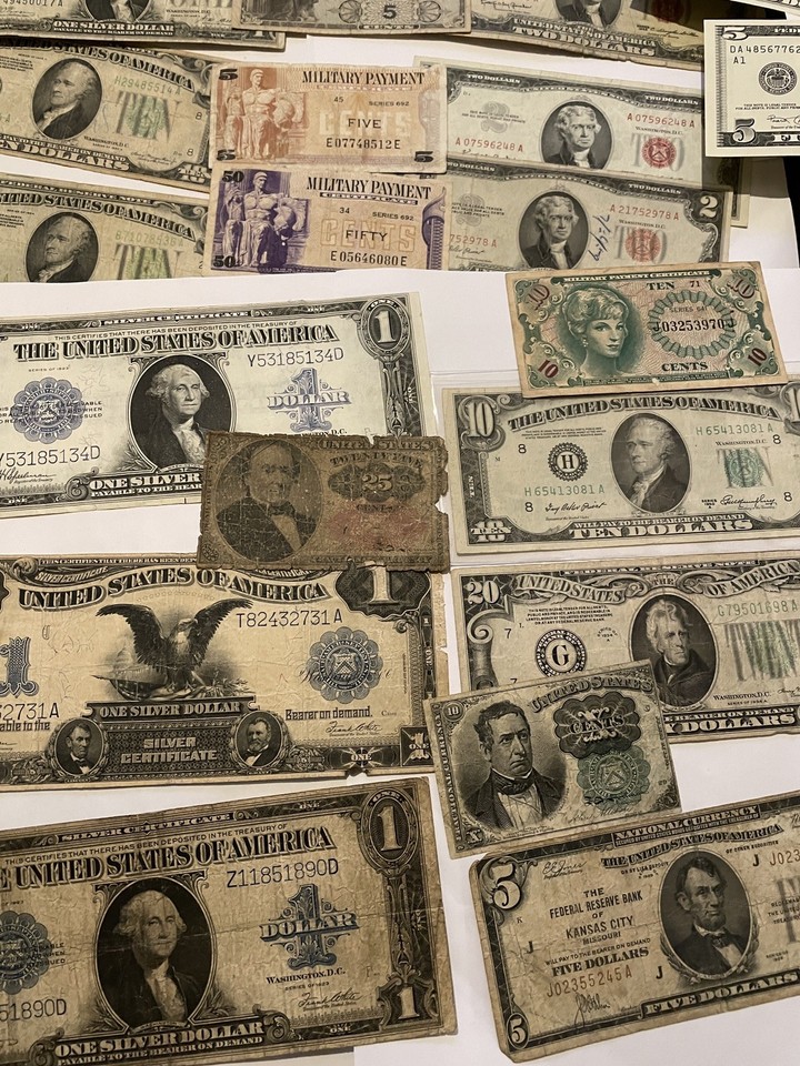 Huge United States Banknote Collection - 1870s Onwards - Rare $1,$2,$5 ...