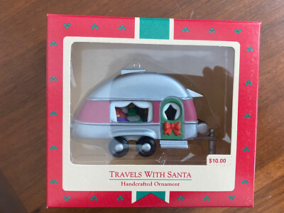 HALLMARK 1988 TRAVELS WITH SANTA TRAILER ORNAMENT | eBay