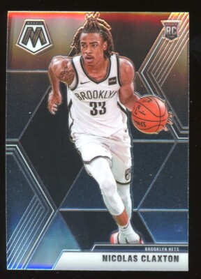Nicolas Claxton 2019-20 Panini Mosaic Base Rookie RC #236 Brooklyn Nets ...