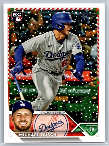 2023 Topps Holiday Michael Busch Rookie Los Angeles Dodgers RC #H130 | eBay