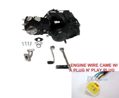 70CC SEMI AUTO MOTOR ENGINE FOR PIT DIRT BIKE 4 SPEED EN12 | eBay