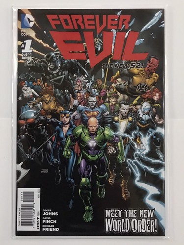 Forever Evil #1 VF/NM 9.0 DC Comics New 52 Catwoman, Lex Luthor & Black Adam | eBay UK