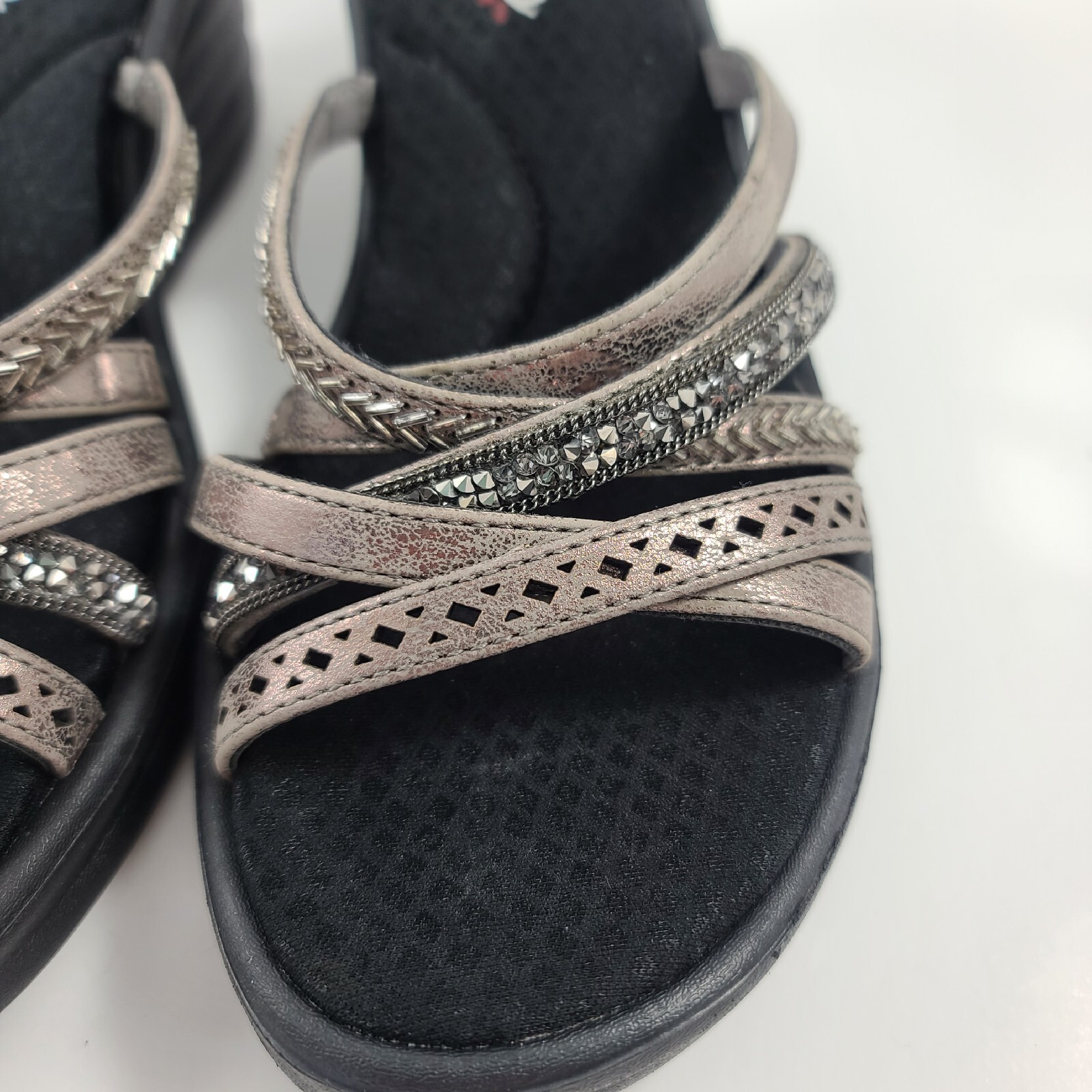 Skechers Rumbler Wave New Lassie Wedge Sandals Women'… - Gem