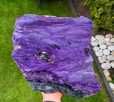 BIG Charoite BLOCK Best Quality, Polished Charoite Rare Minerals 15 ...