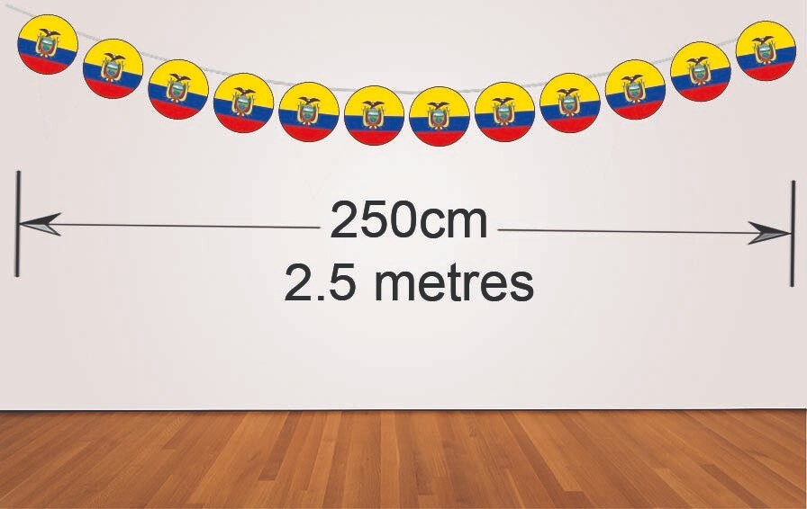 Ecuador Flag Bunting Party Decorations World Events 12pcs | eBay UK
