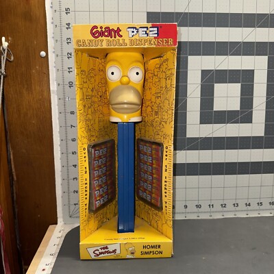 2002 Giant Pez Homer Simpson Candy Dispenser 12" Tall #13009 | eBay