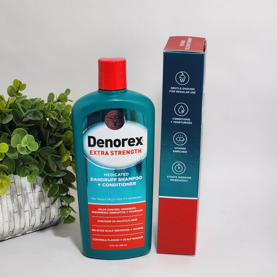 Denorex Extra Strength Medicated Dandruff Shampoo + Conditioner ...