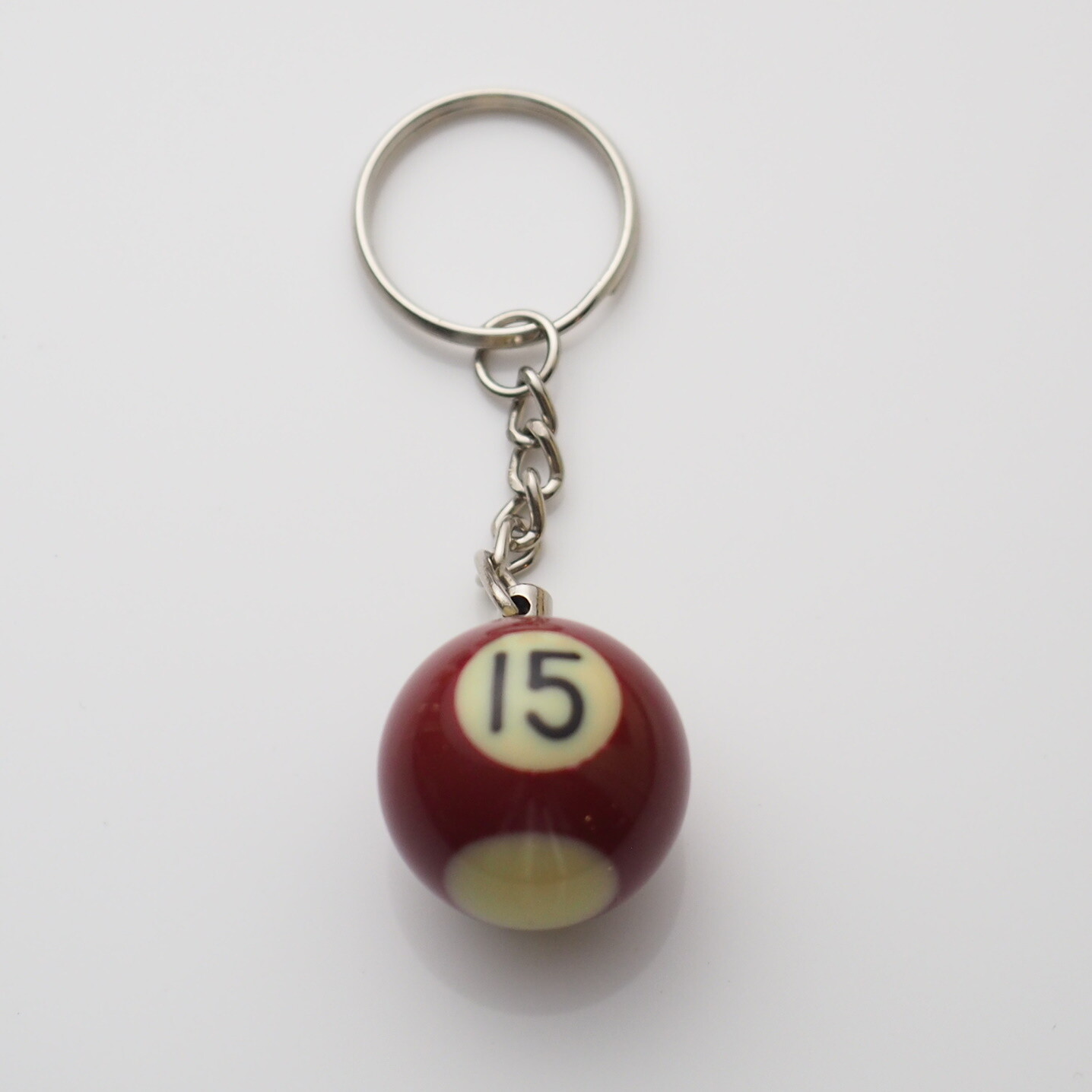 1x Billiards Table Pool Ball Keychain Cool Player Gift - Choose Numbers ...