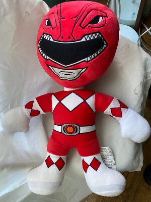 Mighty Morphin Power Rangers Big Head Plush Pillow Red Rangers Appox 20 ...