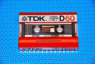 TDK D 60 1985 USA TYPE I BLANK CASSETTE TAPE (1) (SEALED) | eBay