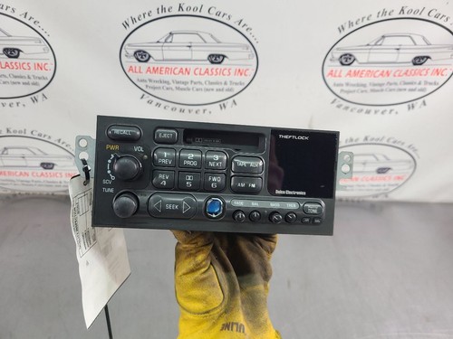 1997-04 C5 Corvette AM-FM-Stereo Cassette Radio Head Unit, Opt. UL0 ...