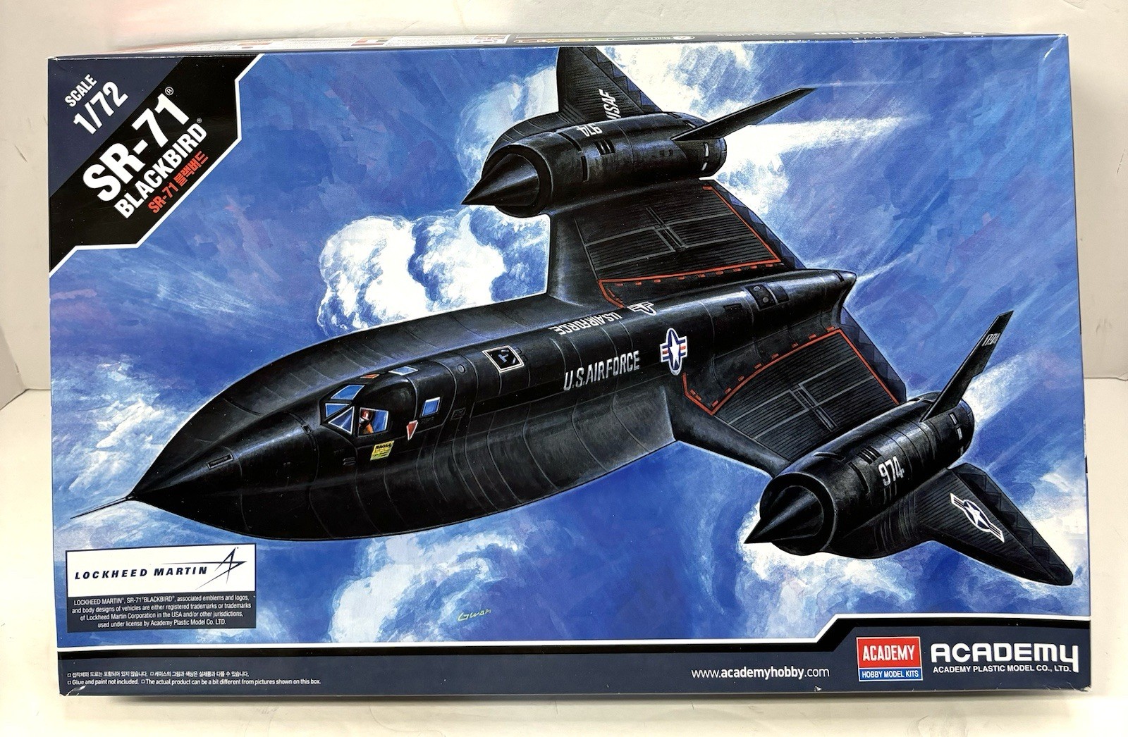 2023 Academy Model Kit SR-71 Blackbird 1/72 Scale New Open Box | eBay