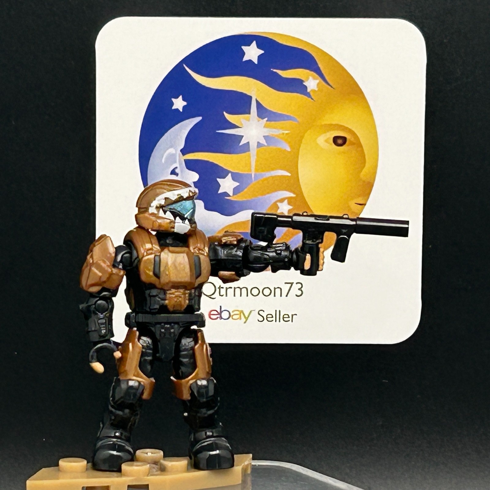 HALO Mega Bloks ODST Copper FIGURE 97353 Drop Pod Metallic Copper ODST ...