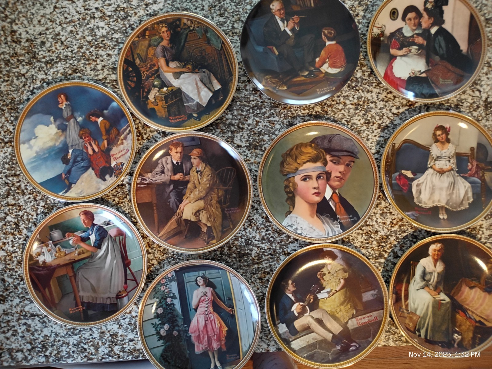 Normal Rockwell Decorative Plates lot of 11 | eBay