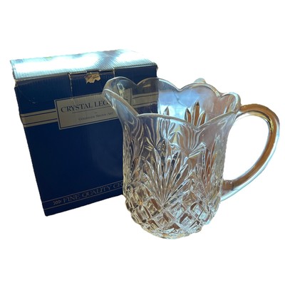 Crystal Legends Godinger 24% Lead Crystal Water Pitcher Pineapple Cut ...