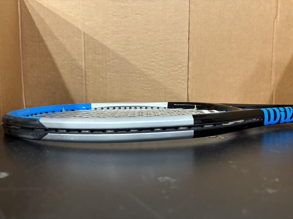 Wilson Ultra 100 V3 Used Tennis Racquet Grip Size 4_1/4 | eBay