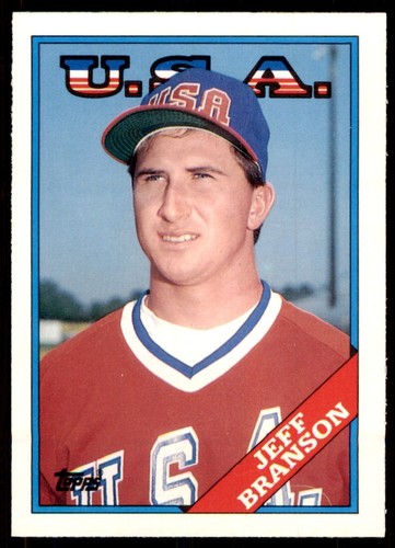 1988 Topps Traded. Jeff Branson Baseball Cards #19T | eBay
