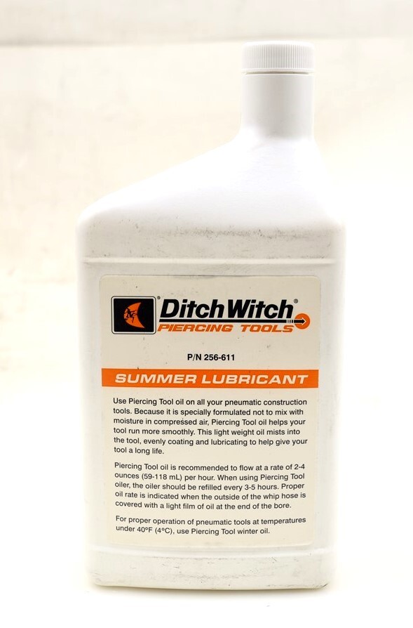 NEW OEM Ditch Witch Summer Lubricant Piercing Tool Oil 1 Quart 256-611 ...
