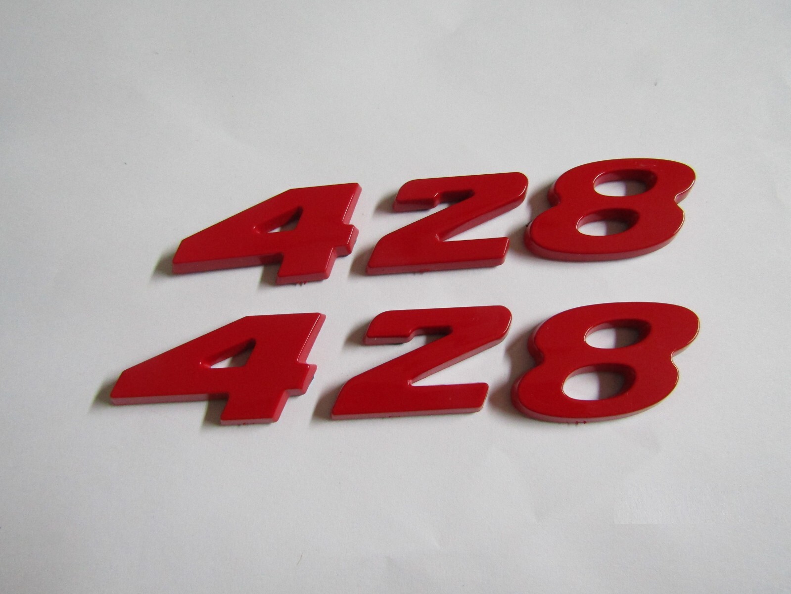 FORD 428 428CJ 428PI ENGINE ID FENDER HOOD SCOOP QUARTER TRUNK EMBLEMS ...