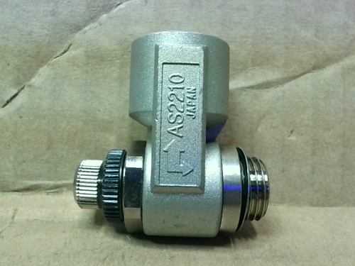 174024 New-No Box SMC AS2210 Speed/Flow Control Valve 90Deg 1/8Npt for ...