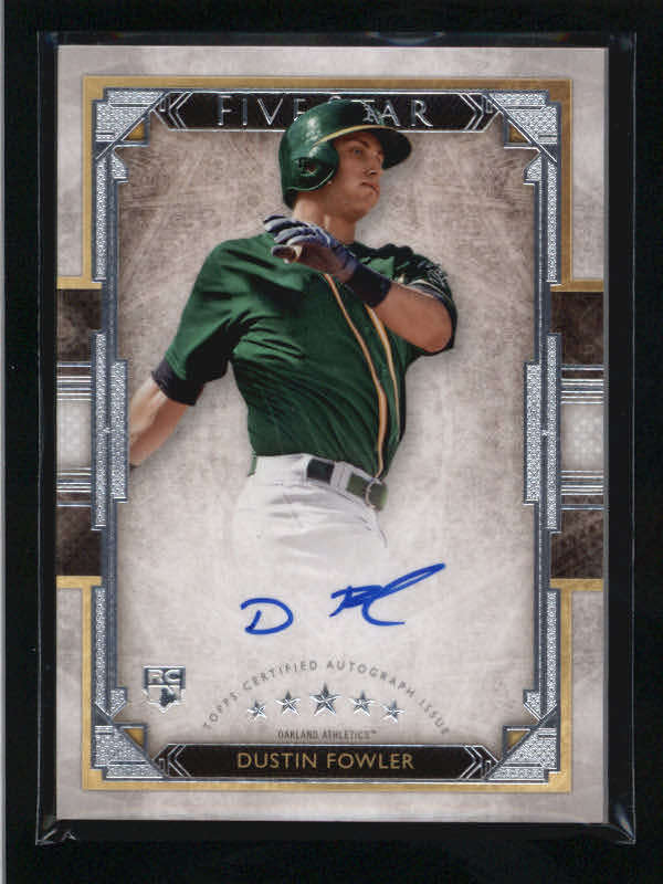 DUSTIN FOWLER 2018 TOPPS FIVE STAR ROOKIE AUTOGRAPH AUTO AJ1011 | eBay