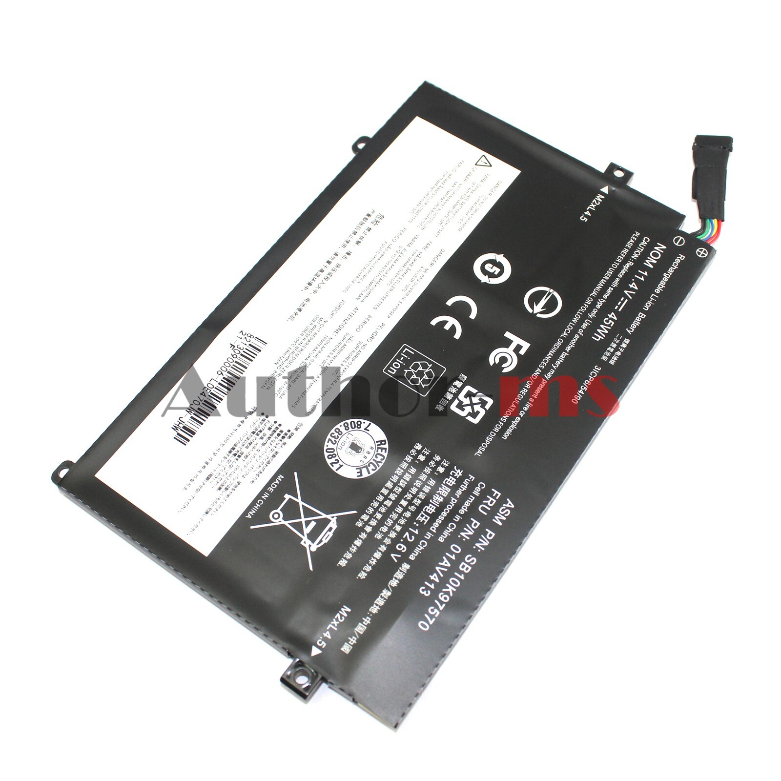 New 01AV412 01AV413 45Wh Battery for Lenovo ThinkPad E470 E470C E475 ...