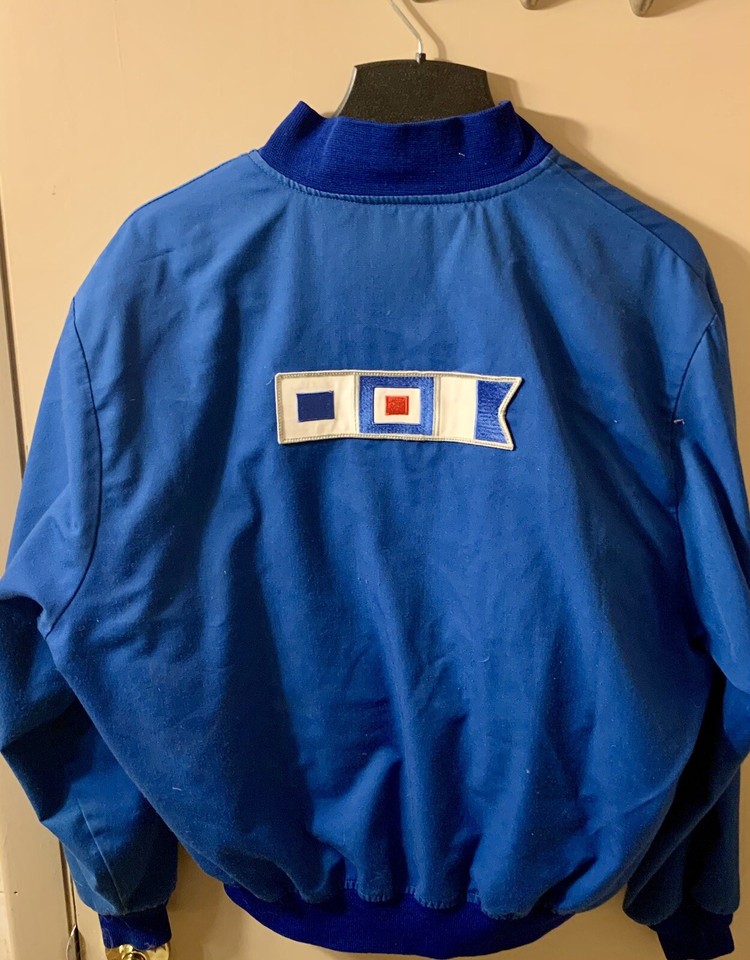 Vintage Cintas Work Jacket Men's XL Royal Blue Full Zip w/ Pockets | eBay