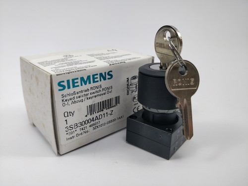 Siemens 3SB3000-4AD11 Ronis Key-Operated Switch | eBay