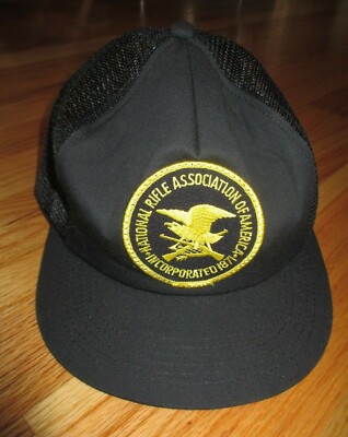 NATIONAL RIFLE ASSOCIATION NRA Incorp 1871 (Adjustable Snap Back) Mesh ...