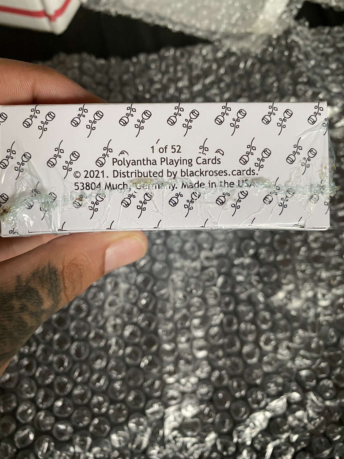 Black Roses Playing Cards Polyantha Edition Signed Collector's Box W ...