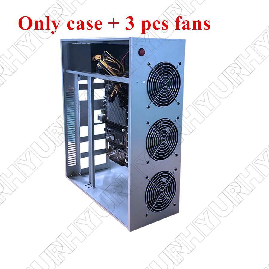 For 5 GPU Cards X79 Durable Open Air Mining Server Case Chassis Frame ...