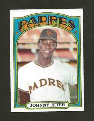 1972 TOPPS BASEBALL CARD # 288 JOHNNY JETER San Diego Padres ex | eBay