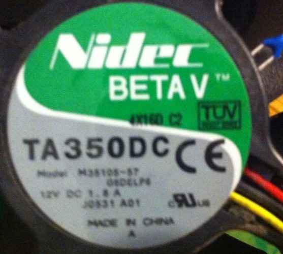 DELL 470 NIDEC BETA V DC 12V DC BRUSHLESS CASE FAN TA350DC M34709035 | eBay