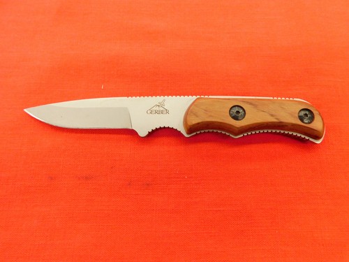 Gerber Freeman Caping Knife 22-07172 Pear Wood Handles | eBay
