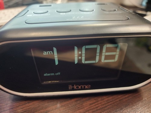 Lot 20x IHome HIH35 LCD Triple Display Alarm Clock Dual USB Charging ...
