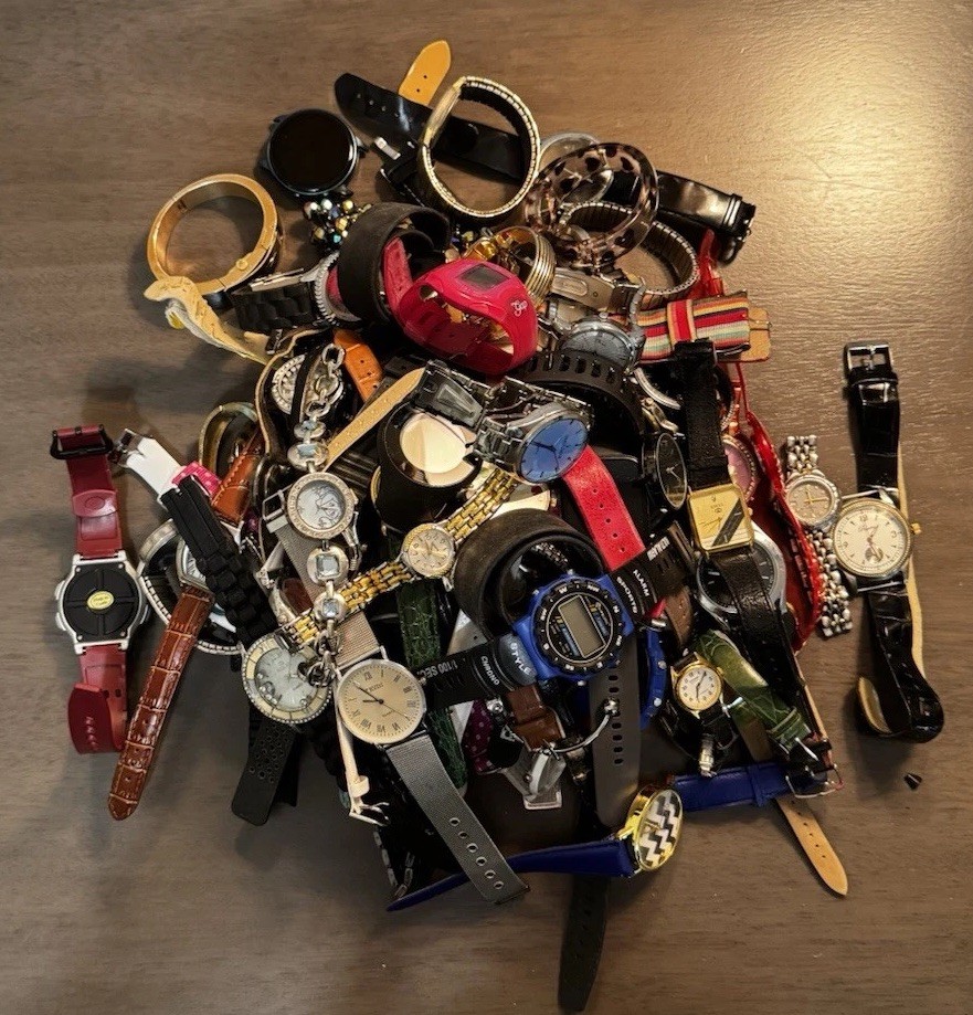 Lot 3: Junk Vintage Wristwatch Mix – 8.3 lbs | For Parts or Repair ...